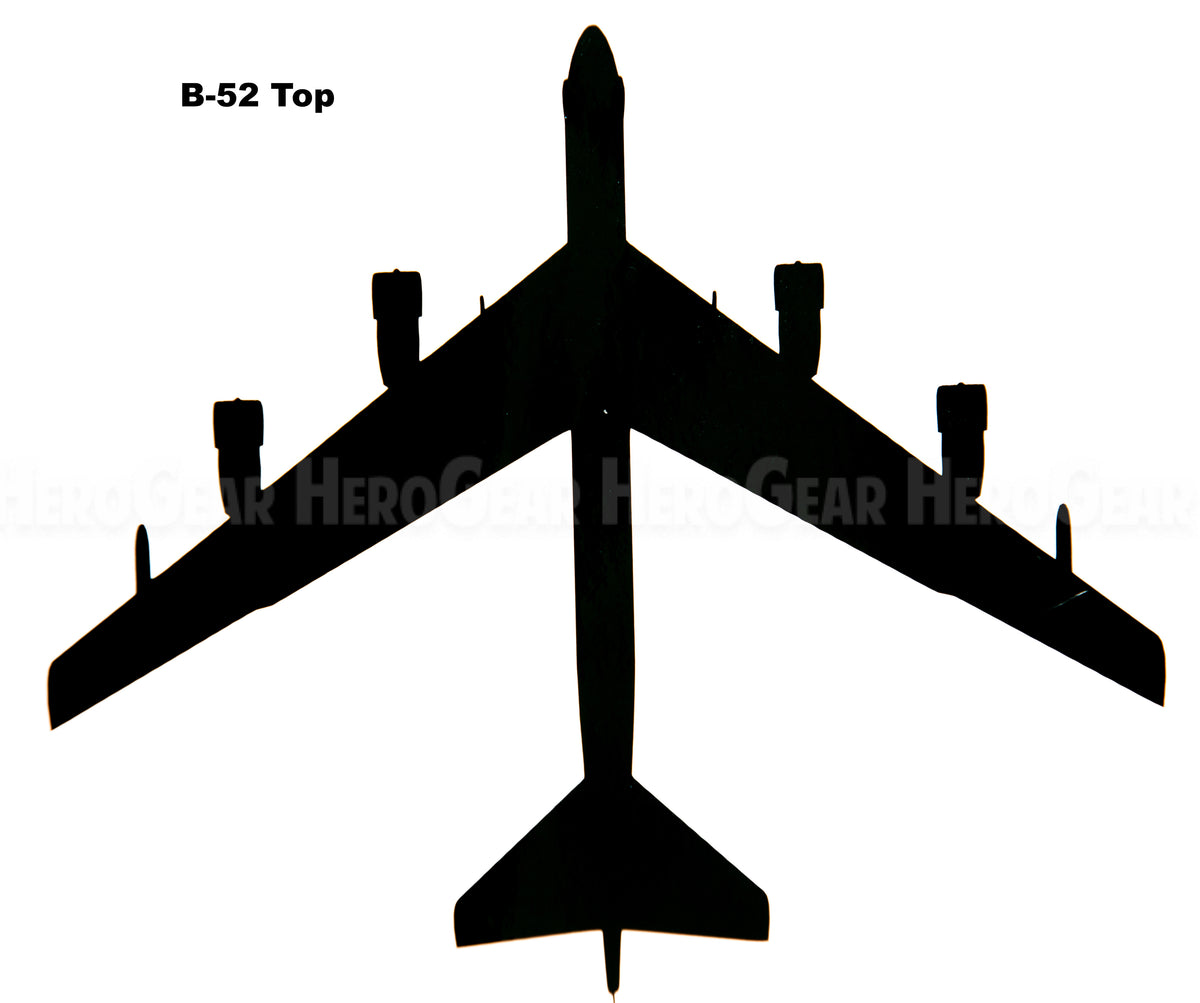 B-52 Stratofortress Top View Vinyl Decal – Hero Gear LLC