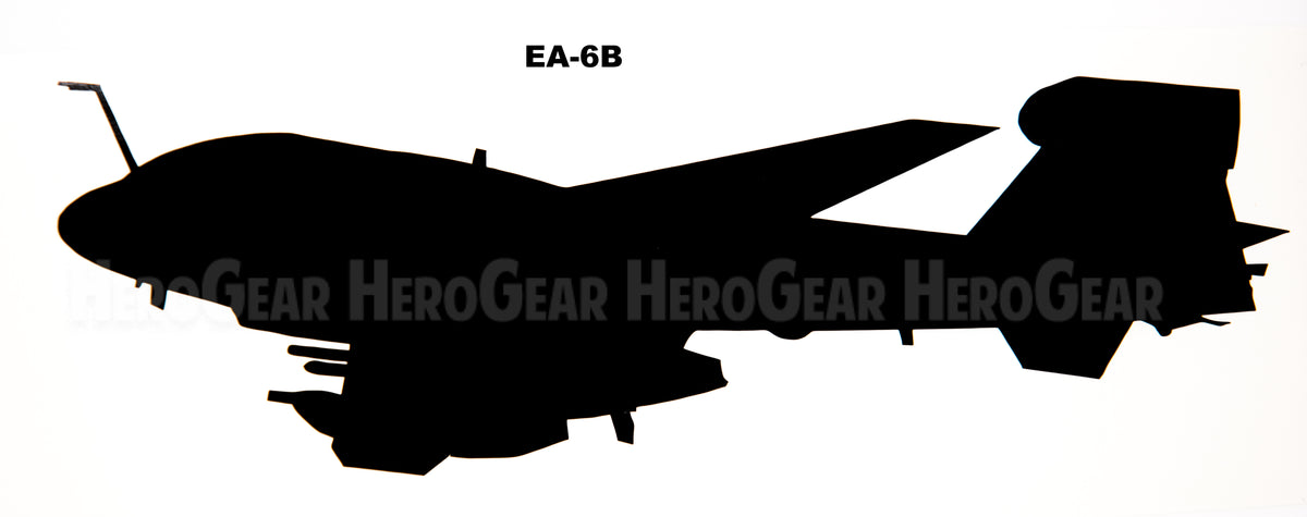 EA-6B Prowler Side View Vinyl Decal – Hero Gear LLC