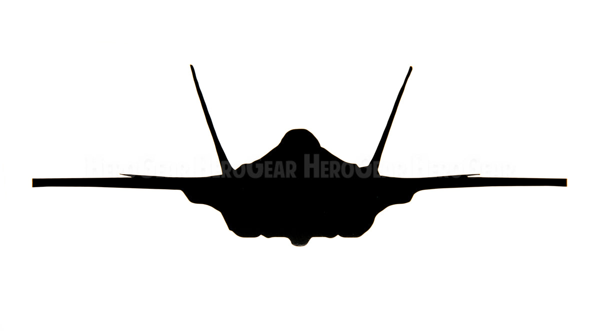 F-35 Lightning Front View Vinyl Decal – Hero Gear LLC